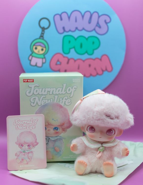 POP MART DIMOO Journal of New Life Series Plush ATTACHMENT (Neu und ...