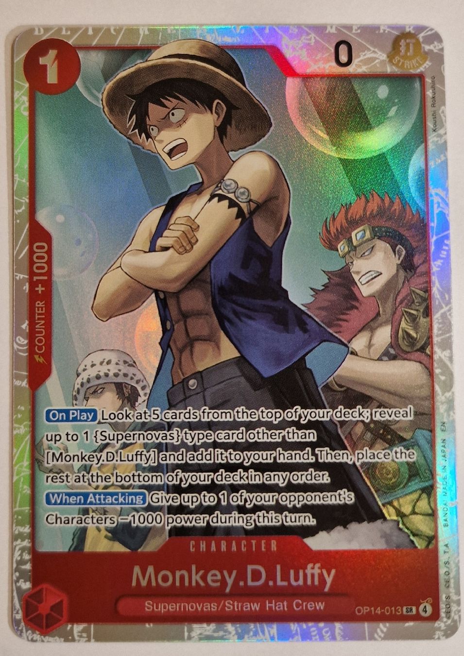 ONE PIECE - Monkey D. Luffy - OP14-013 ENG (Neu (gemäss Beschreibung ...