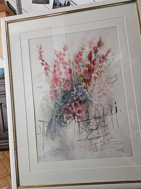 Sven Spiegelberg (Blumen Lithografie) {Kunst/Bild} | Kaufen auf Ricardo