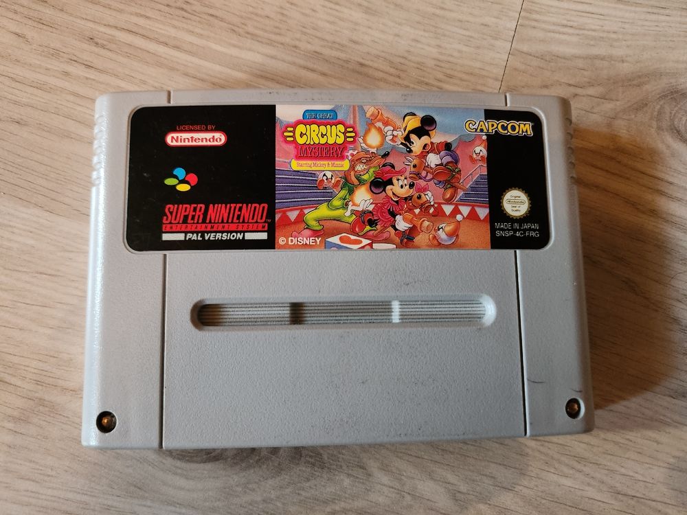 SNES The Great Circus Mystery starring Mickey & Minnie (Gebraucht) in ...