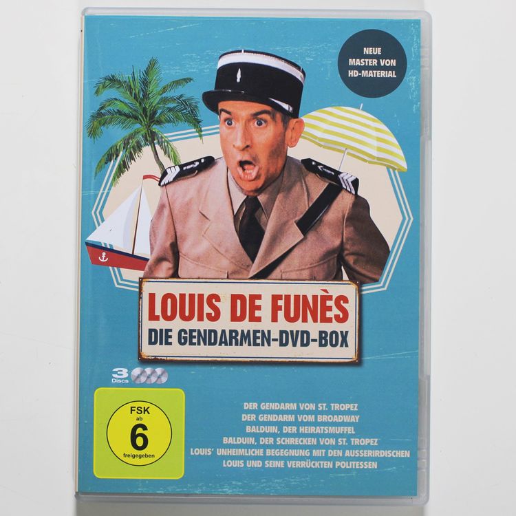 DVD 6 Film Box Le Gendarm mit Louis de Funes KLASSIKER!! | Kaufen auf Ricardo