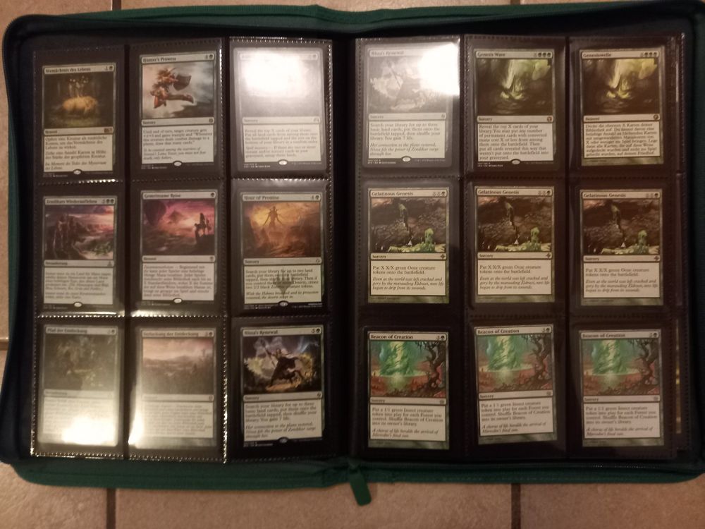Magic the Gathering Ordner mit 258 rare und mythic Karten | Kaufen auf Ricardo
