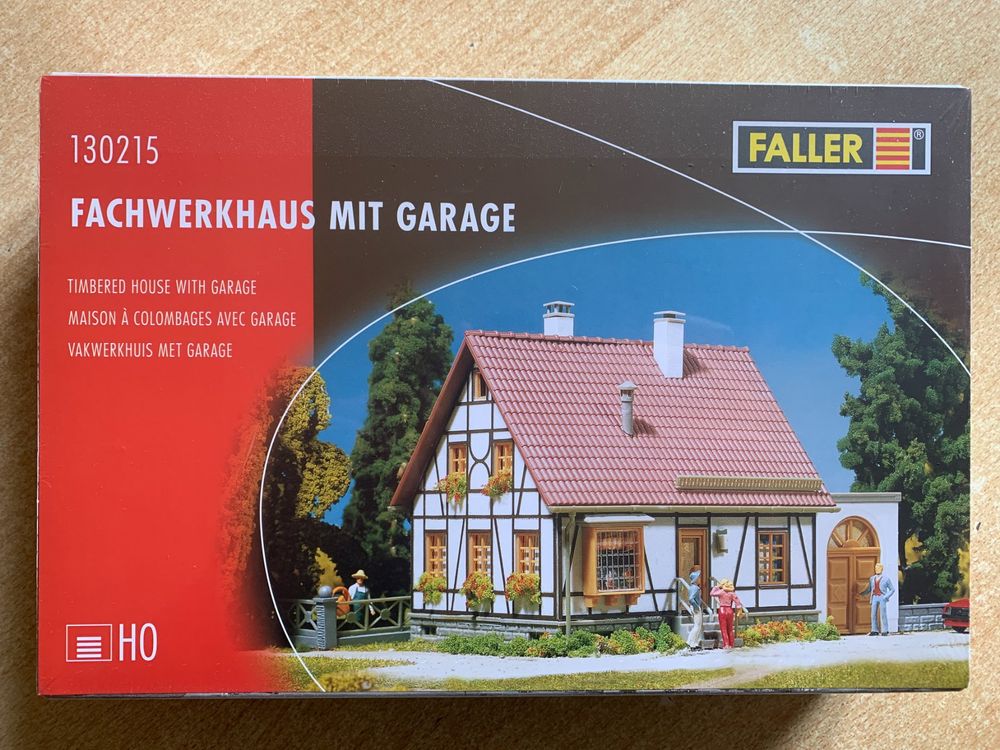 Faller130215, Fachwerkhaus mit Garage, H0, NEU OVP (Neu und ...