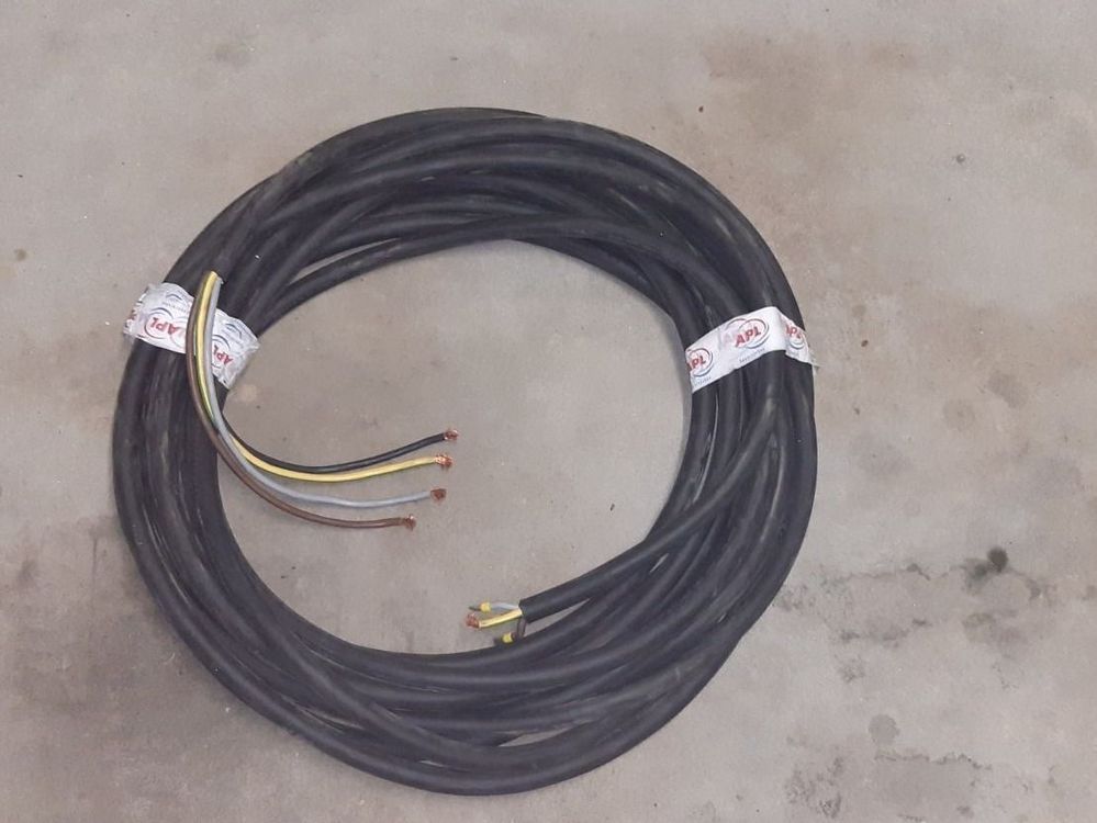 4 x 25mm2 Querschnitt, 22 Meter Länge (Gebraucht) in Engwang für CHF 60 ...