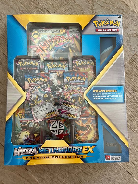 POKEMON SEALED XY SHINY MEGA M METAGROSS EX PREMIUM BOX (Neu und ...