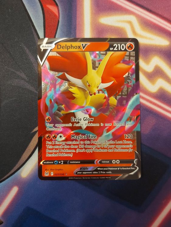 Delphox V #027 Lost Origin EN | Kaufen auf Ricardo