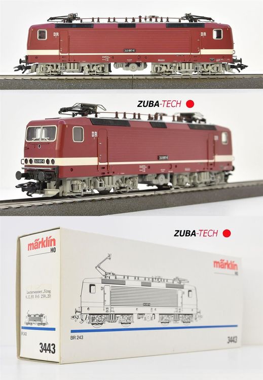 Märklin 3443 E-Lok BR 243 DR, H0 WS | Kaufen auf Ricardo