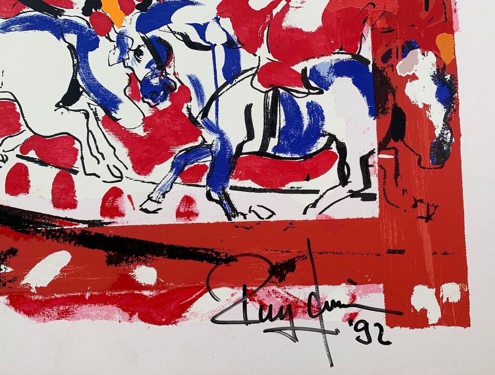 Rolf Knie grosse Serigraphie Handsign (Gebraucht) in Root für CHF 300 – mit Lieferung auf ...