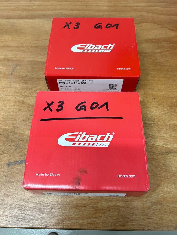 Distanzscheiben BMW X3 G01, Eibach 4 Stk. mit Schrauben (Gebraucht) in ...