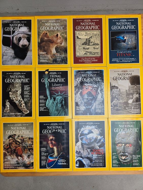 NGS National Geographic 1986 Titanic Panda Space Liberty (Gebraucht) in ...
