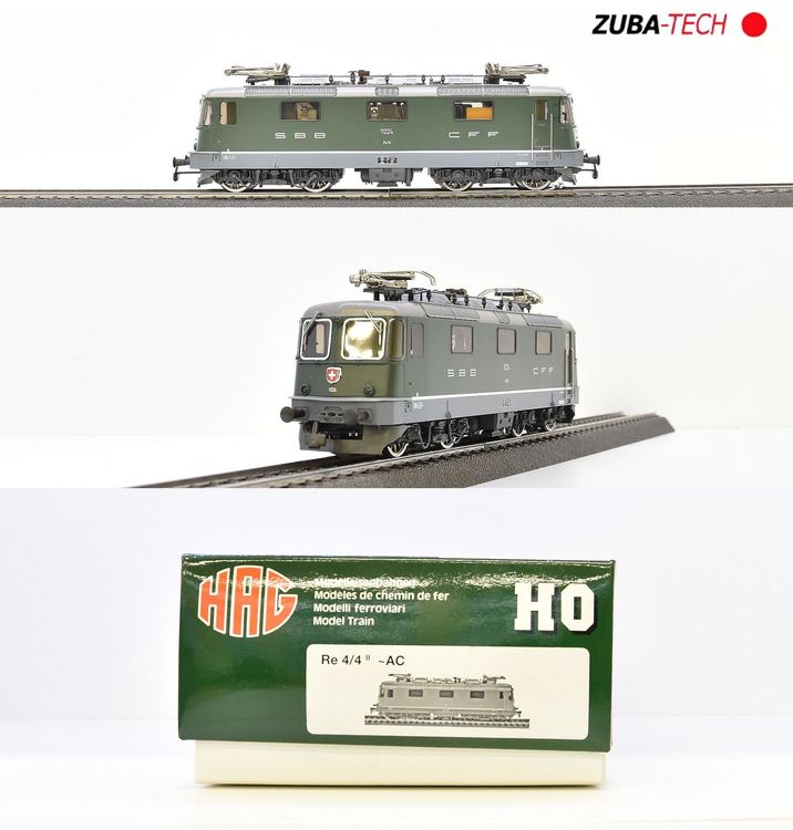 Hag E-Lok Re 4/4 II SBB H0 WS mit OVP | Kaufen auf Ricardo