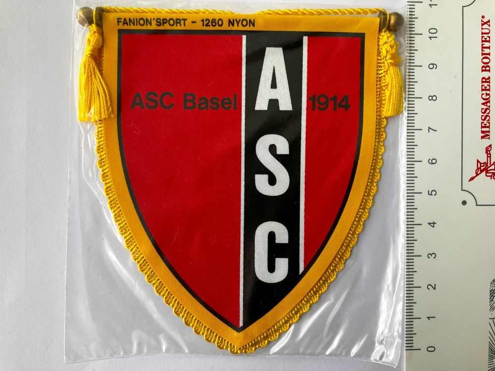 Vintage Fanion/Wimpel ASC BASEL 1914 (Neuf avec emballage d'origine) à ...