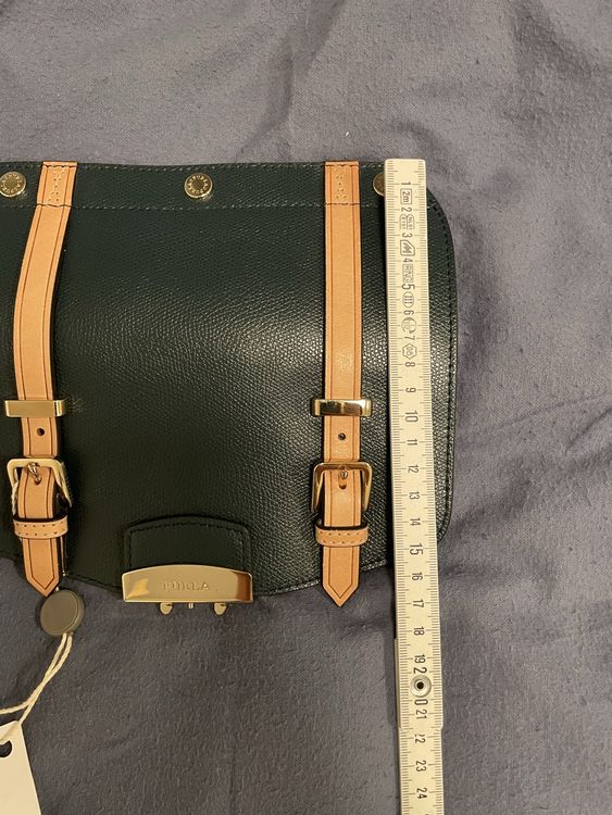 Borsa Furla in pelle verde bottiglia - Nuova Collezione! (Nuovo ...