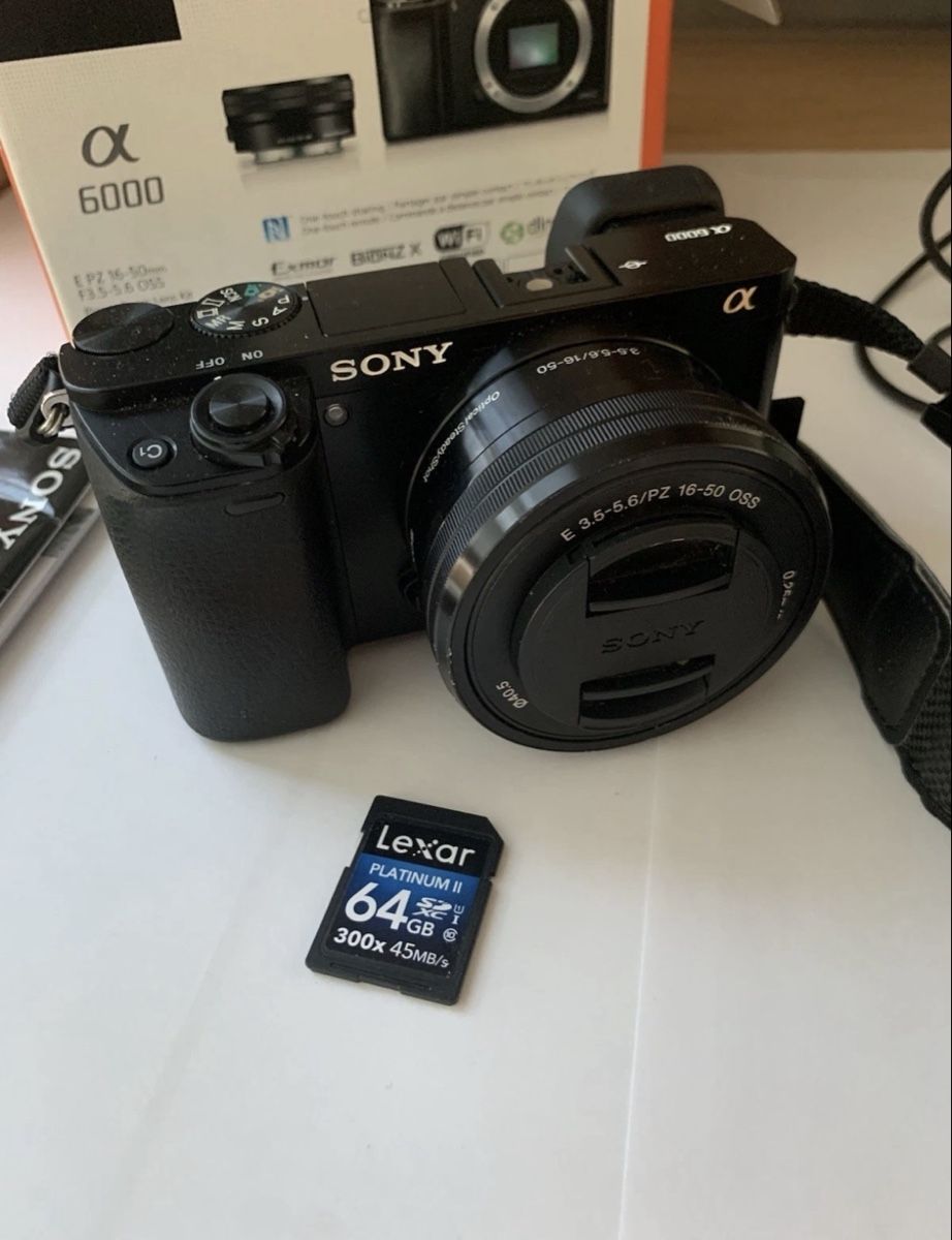 Sony Alpha A6000 Mirrorless Digital Camera w/16-50mm Lens W/ (Neu ...