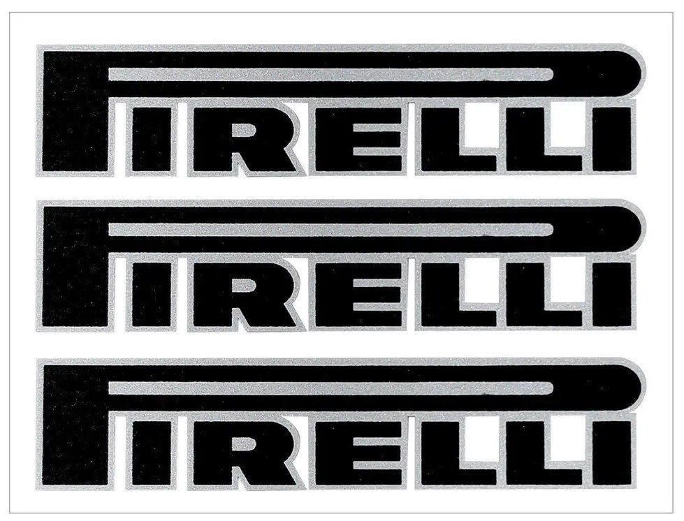Pirelli Aufkleber / Sticker 3teilig (Art. 6303) (Neu und ...
