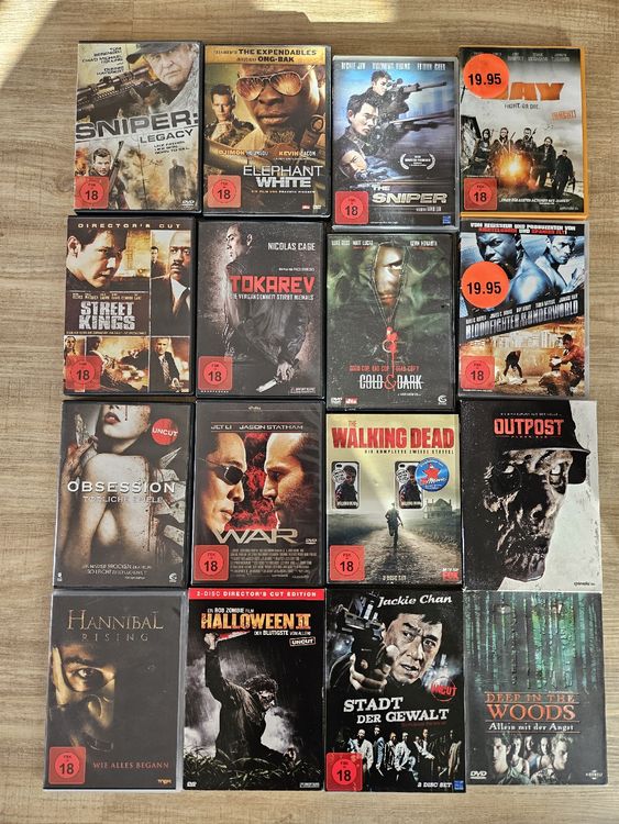 42 DVD's fsk 18 | Kaufen auf Ricardo
