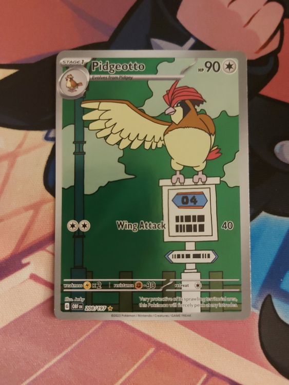 Pidgeotto full art 208/197 OBF EN | Kaufen auf Ricardo