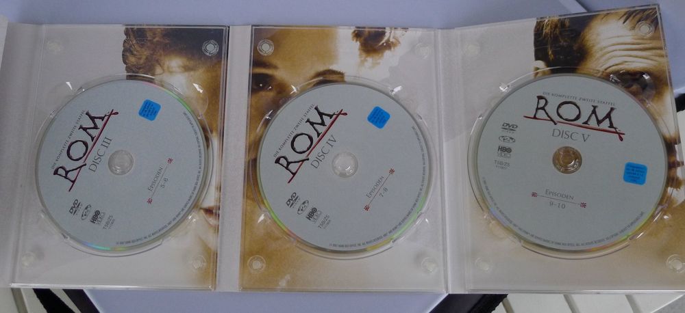 ROM 11x DVD Römer Serie Staffel 1 und 2 Komplett Deutsch (Gebraucht) in ...