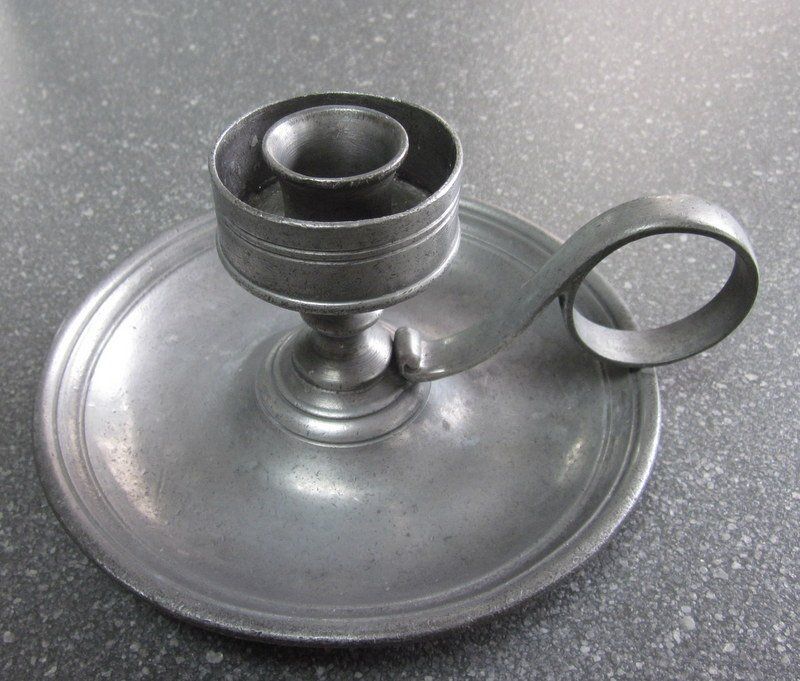 Alter Zinn Kammerleuchter, Kerzenhalter (Gebraucht) in Bischofszell für CHF 25 – mit Lieferung ...