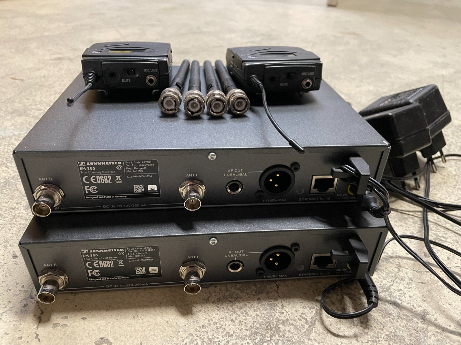 Sennheiser Funkstrecke ew300 G3 2er-Set mit Taschensender (Gebraucht ...