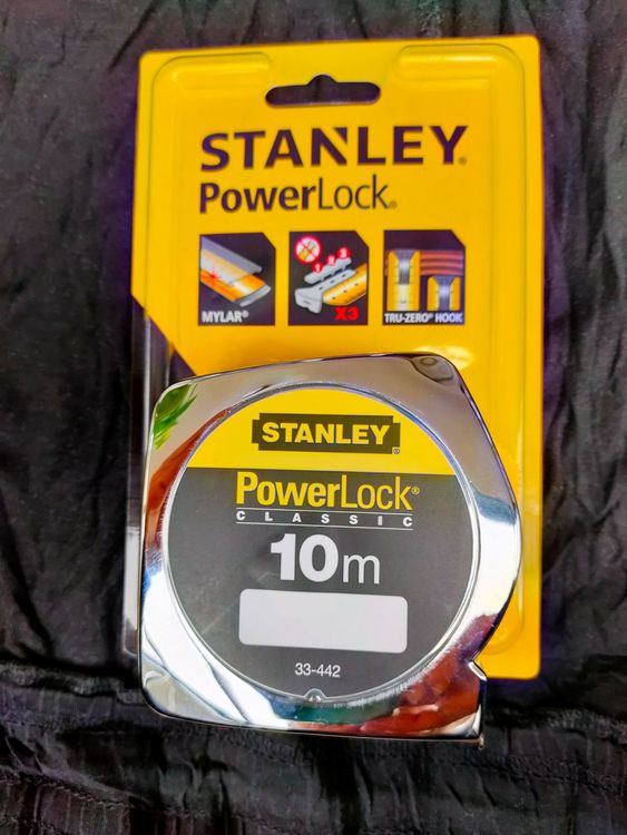 STANLEY Power Lock Rollmeter 10 Meter | Kaufen auf Ricardo
