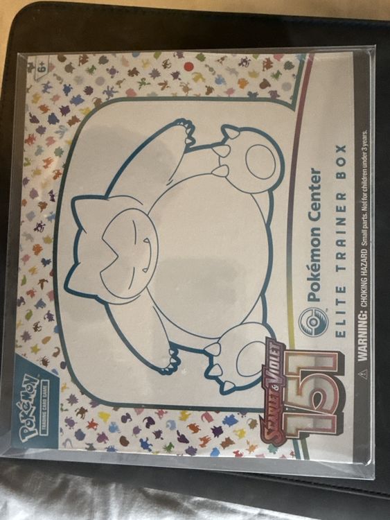 Pokemon 151 ETB Pokémon Center box Snorlax (OVP) (Neu und ...