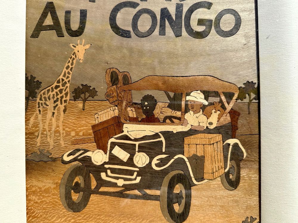 Tim im Kongo, Tintin au Congo, Intarsienbild Rarität (Gebraucht) in ...