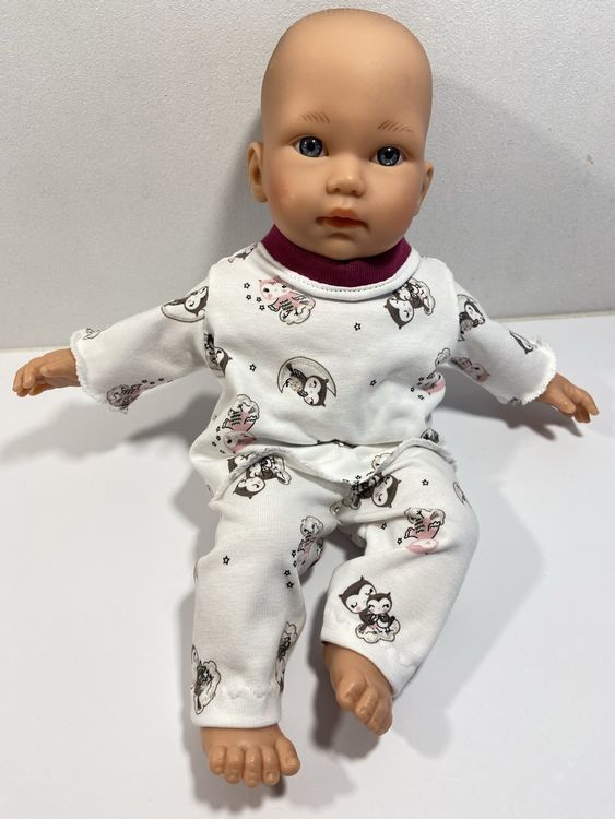 Puppenanzügli /Pyjama, Eulen, Gr. 30/32 cm, Li Baby Born 🌈 (Neu und originalverpackt) in ...