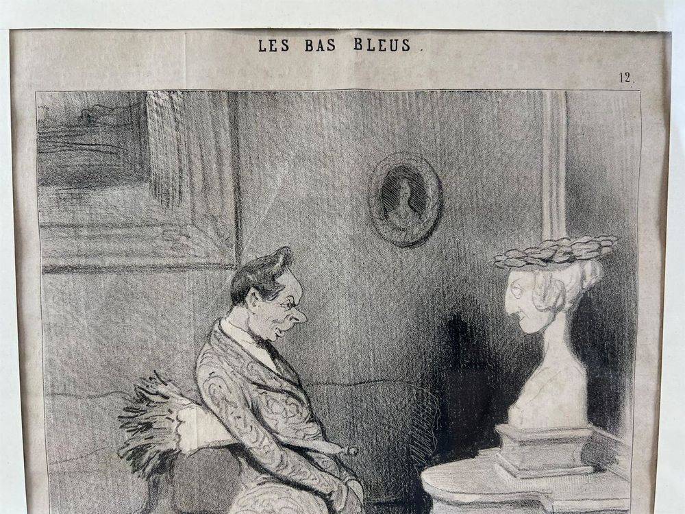 Les Bas Bleus, Karikatur (Honoré Daumier | Kaufen auf Ricardo