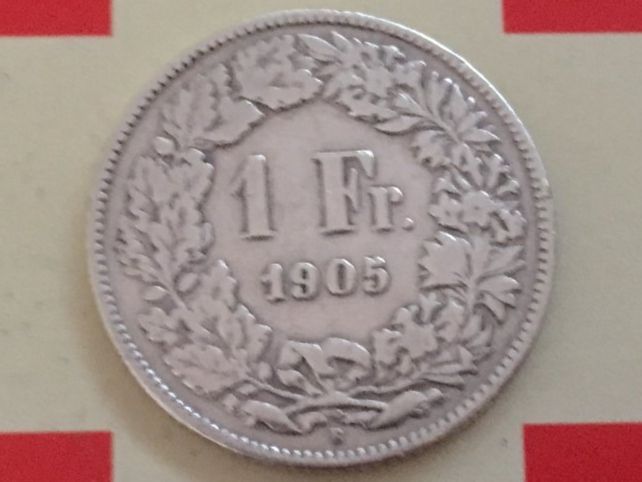 1 Franken 1905 -ss, nur 0,7 Mio! (Gebraucht) in Elsau für CHF 7.5 – mit ...