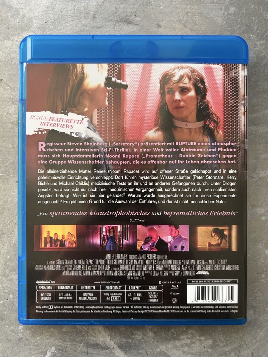 Rupture - Bluray - Science Fiction, Horror [2016] (Gebraucht) in ...