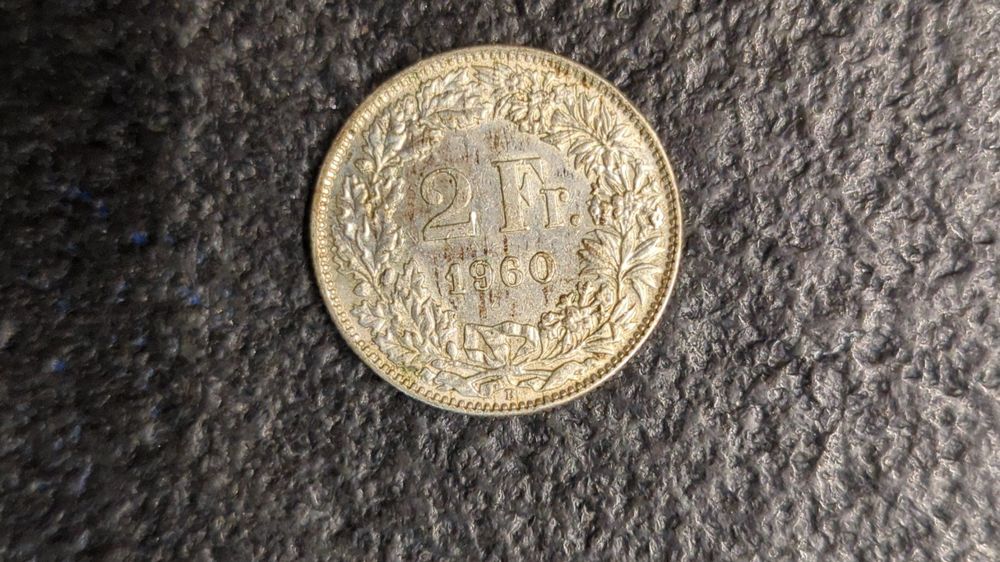 Münze 2Fr. 1960 (Gebraucht) in Seon für CHF 6 – mit Lieferung auf Ricardo kaufen