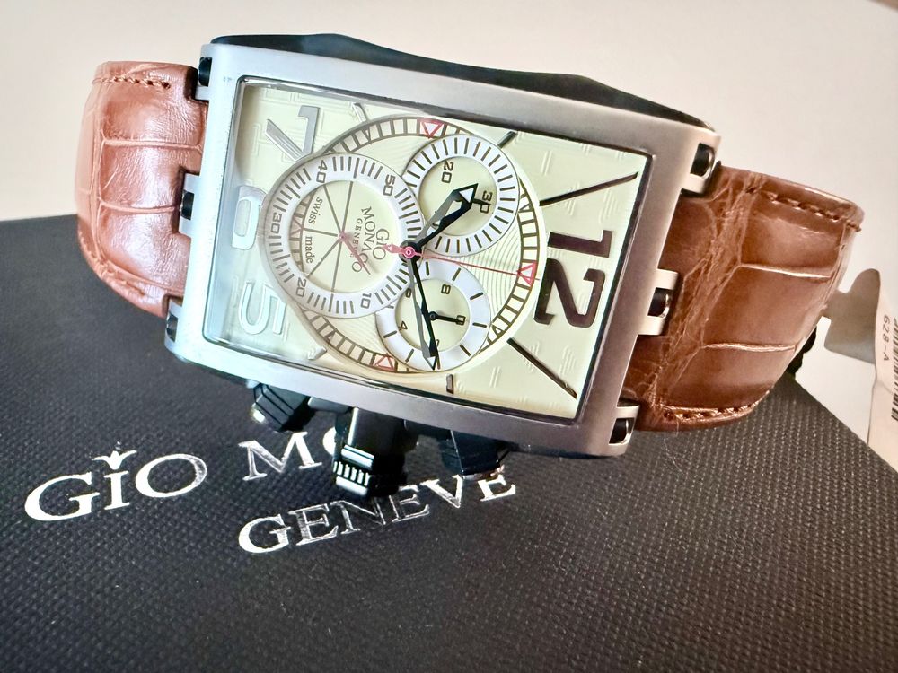 GIO MONACO Genève Mac V 613 Quartz Chronograph,SRP Fr.1800.- (Neu und ...