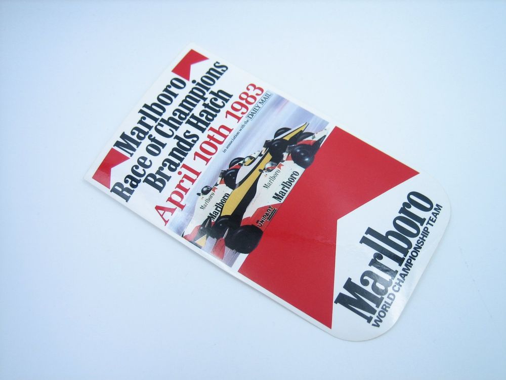 Marlboro Race of Chamions Brands Hatch Sticker 1983 | Kaufen auf Ricardo