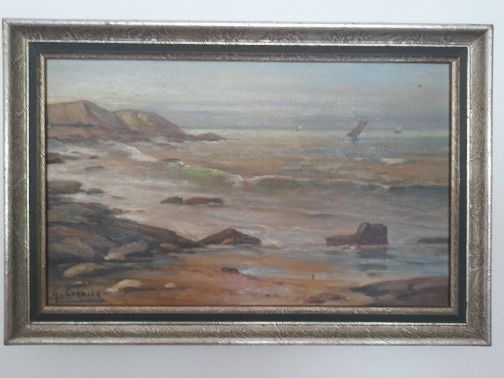 Ölgemälde Atlantikküste ca. 1930 (Gebraucht) in Zollikon für CHF 470 – mit Lieferung auf Ricardo ...