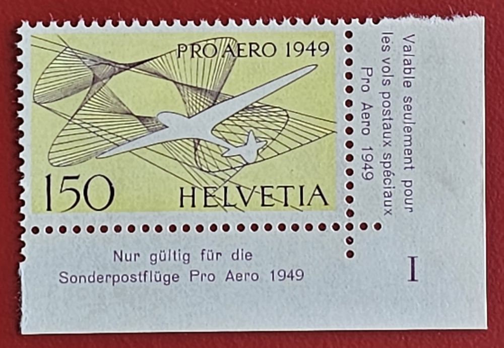 FLUGPOST PRO AERO Z 45 ECKRAND 1949** | Kaufen auf Ricardo