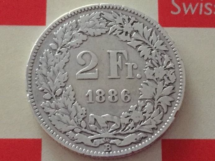2 Franken 1886 -ss, nur 1,0 Mio! (Gebraucht) in Elsau für CHF 9.4 – mit Lieferung auf Ricardo kaufen