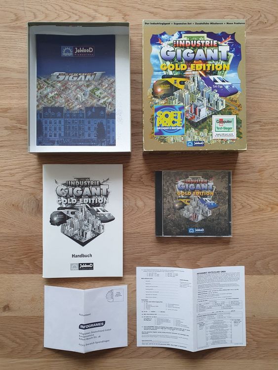PC Game Der Industrie Gigant Gold Edition (1998) Big Box (Gebraucht) in ...