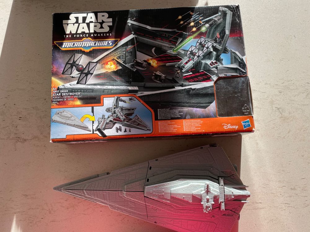 Star Wars First Order Star Destroyer (Hasbro Micromachines) (Gebraucht ...