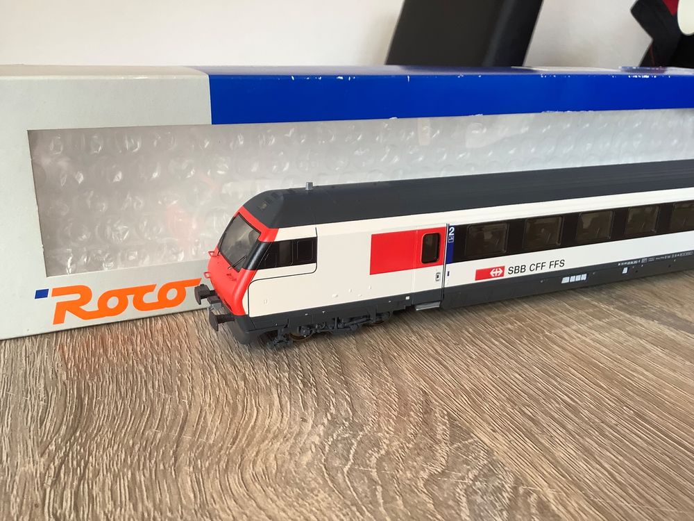 Roco 45325 : SBB 2.Kl Steuerwagen Bt EW IV ICN (Neu (gemäss Beschreibung)) in Bossonnens für CHF ...