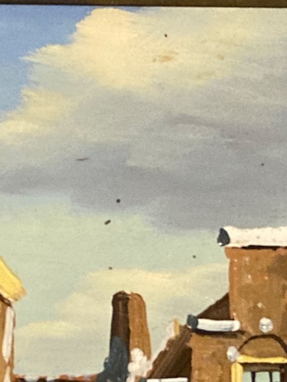 Jan van Riemsdijk Landschaftsgemälde signiert Gasse, Stadt | Kaufen auf ...