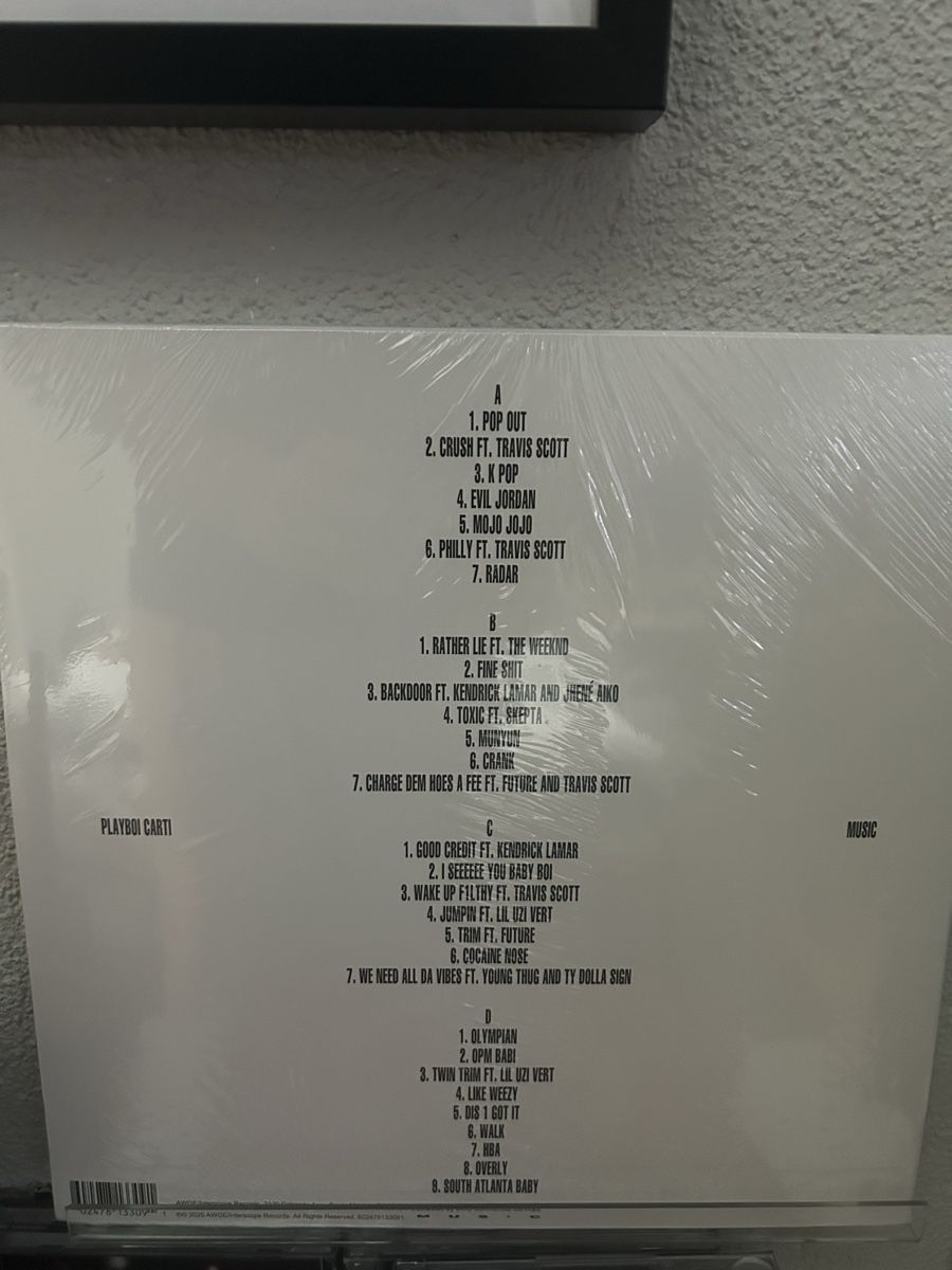 Playboi Carti - MUSIC White Vinyl Interscope Exclusive (Neu und ...