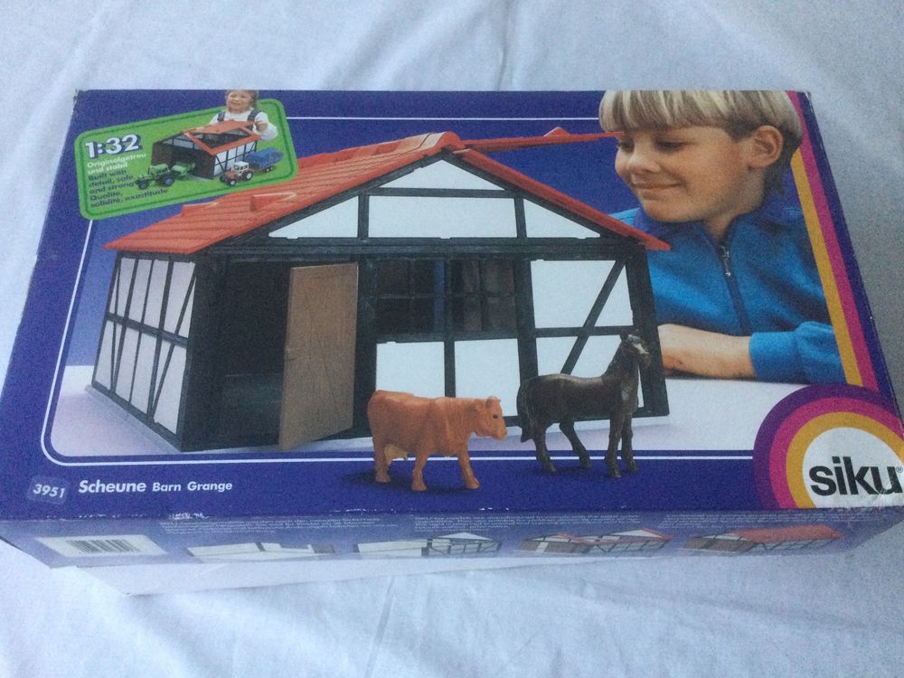 SIKU Spielzeugmodell, Scheune Barn Grange Nr. 3951 mit OVP (Gebraucht ...