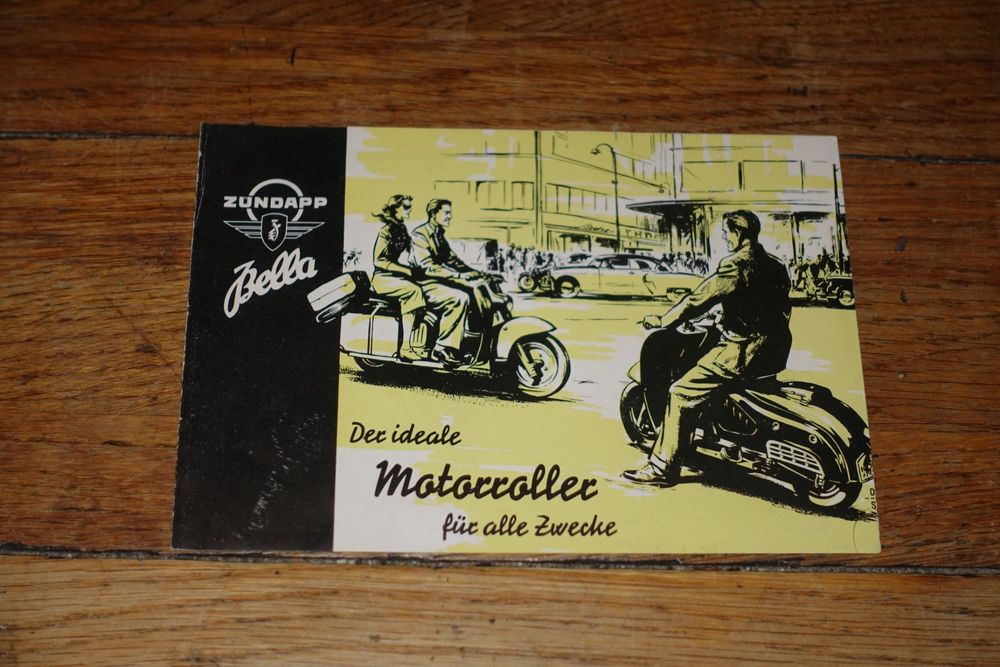 ZUNDAPP BELLA SCOOTER BROCHURE OLDTIMER VINTAGE | Kaufen auf Ricardo