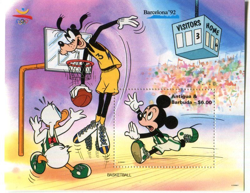Block "Walt Disney. Micky Maus". Antigua und Barbuda (Neu und ...