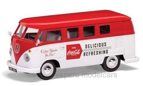 VW T1c Bus 1963-1967 "Coca Cola weiss / rot 1:43 von Corgi (Neu und ...