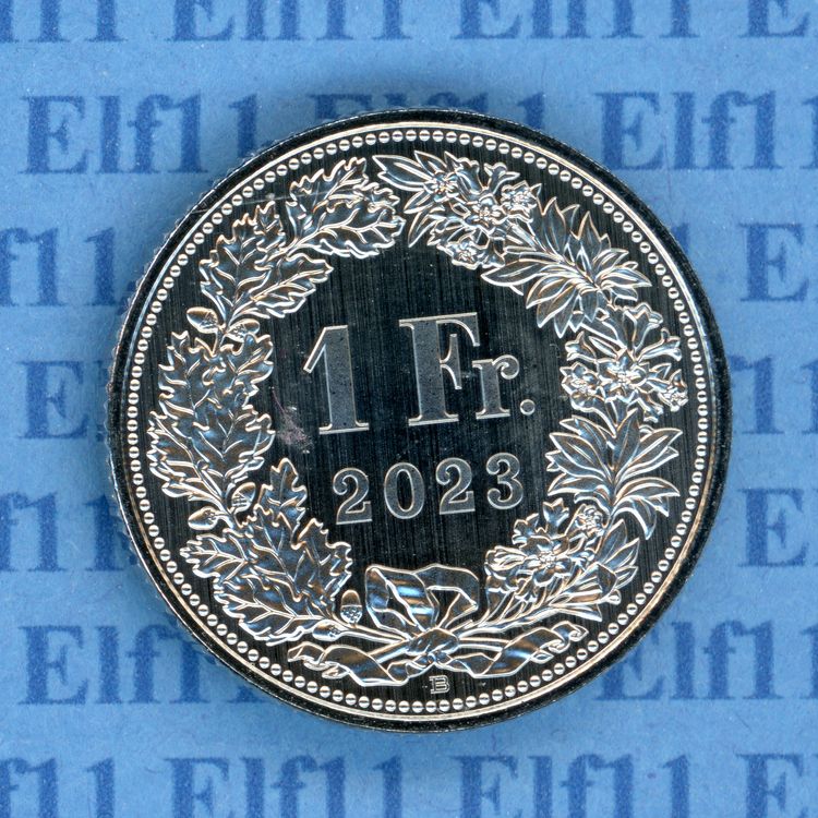 CHF___1.00 2023 stgl * aus Stgl-Münzsatz! 1 Franken (Neu (gemäss Beschreibung)) in Widnau für ...