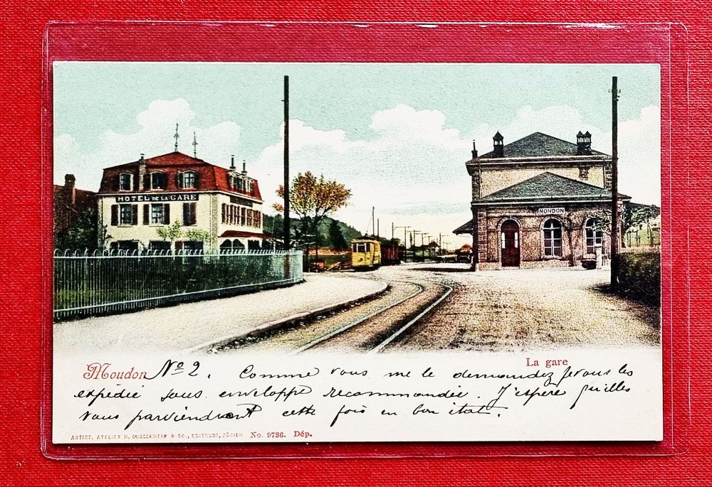 Moudon - Bahnhof - Hotel de la Gare - Chemin de Fer (Gebraucht) in Rothrist für CHF 11.8 – mit ...