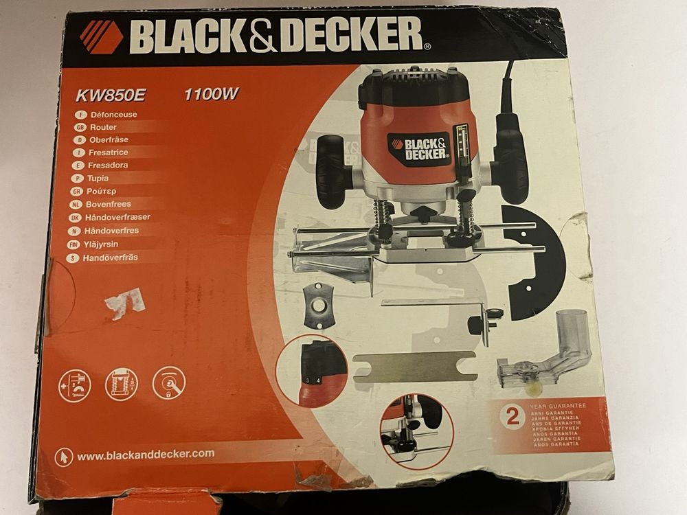 Black&Decker Oberfräse KW850E - Leistungsstark!Top! (nikG) (Gebraucht ...