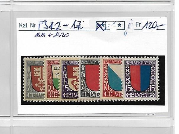 PJ ** 1919 + 1920 Kat: CHF 120.- (Neu (gemäss Beschreibung)) in Basel für CHF 3 – mit Lieferung ...